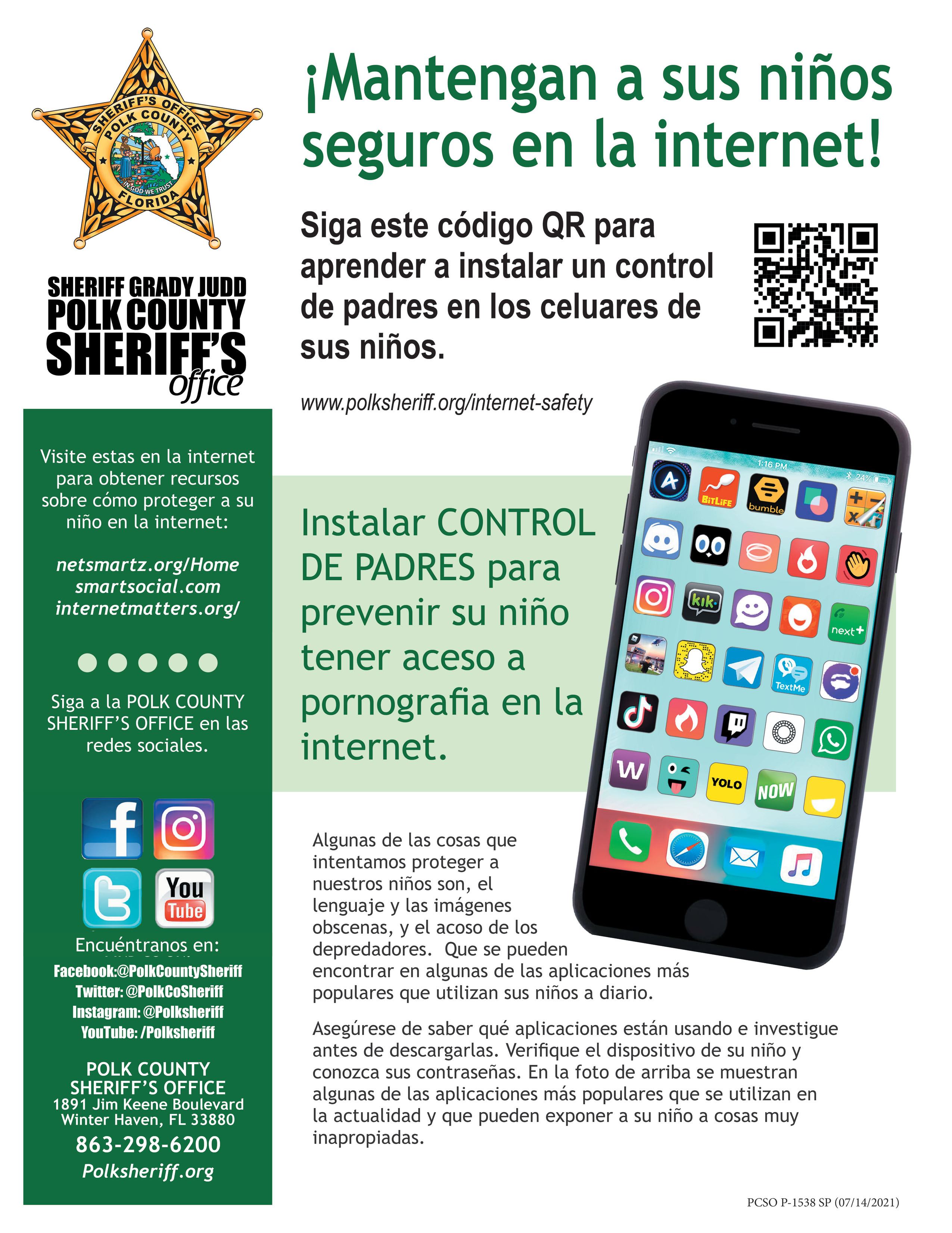 Internet Safety | Polk County Sheriff's Office